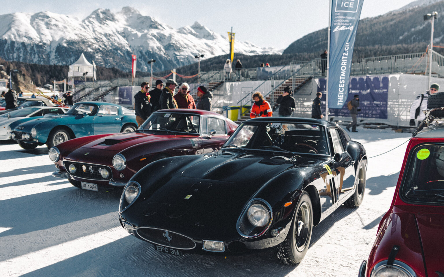 ICE St. Moritz 2026 – ovärderliga bilar rastas på en frusen sjö ...